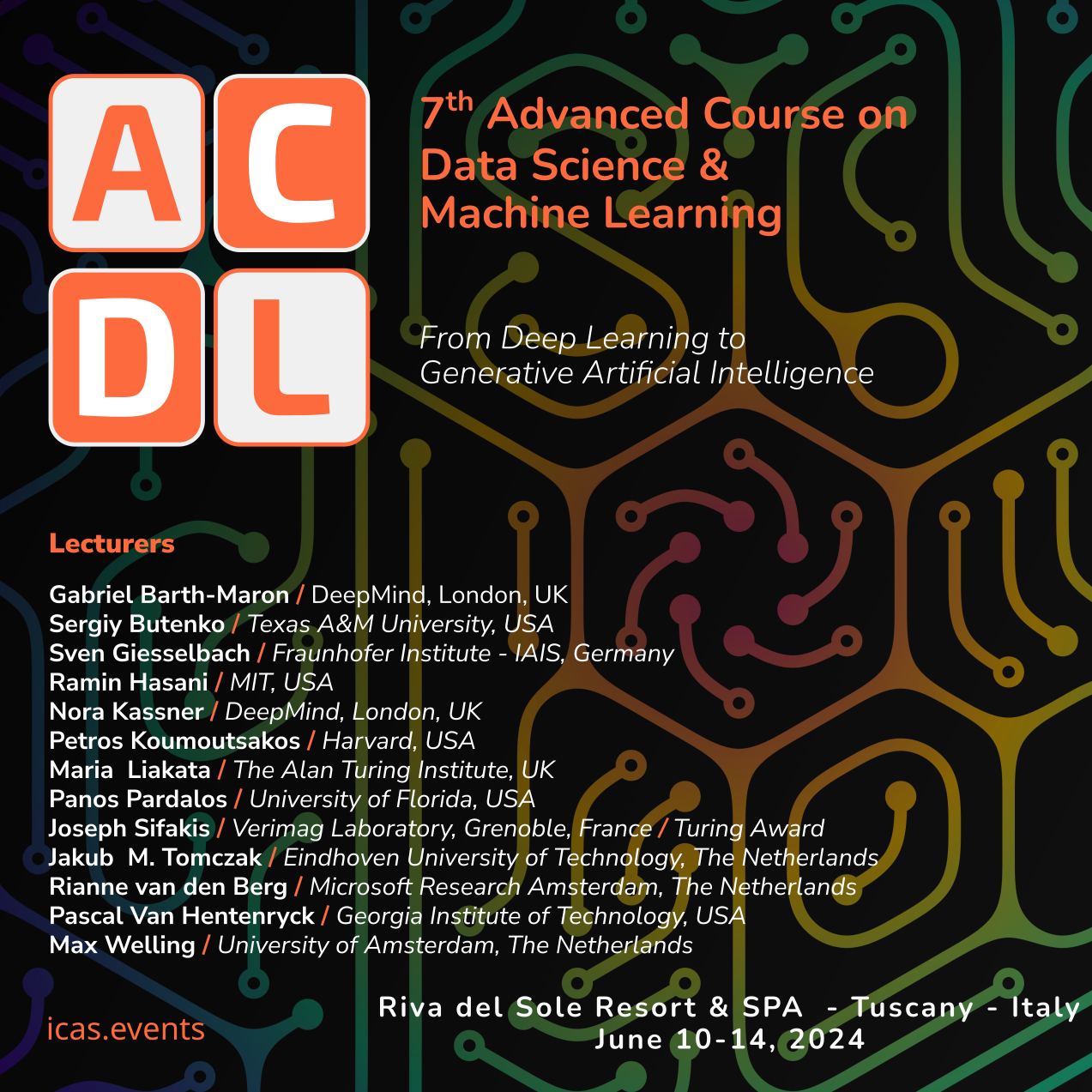 7th Advanced Course on Data Science & Machine Learning - ACDL 2024 ...