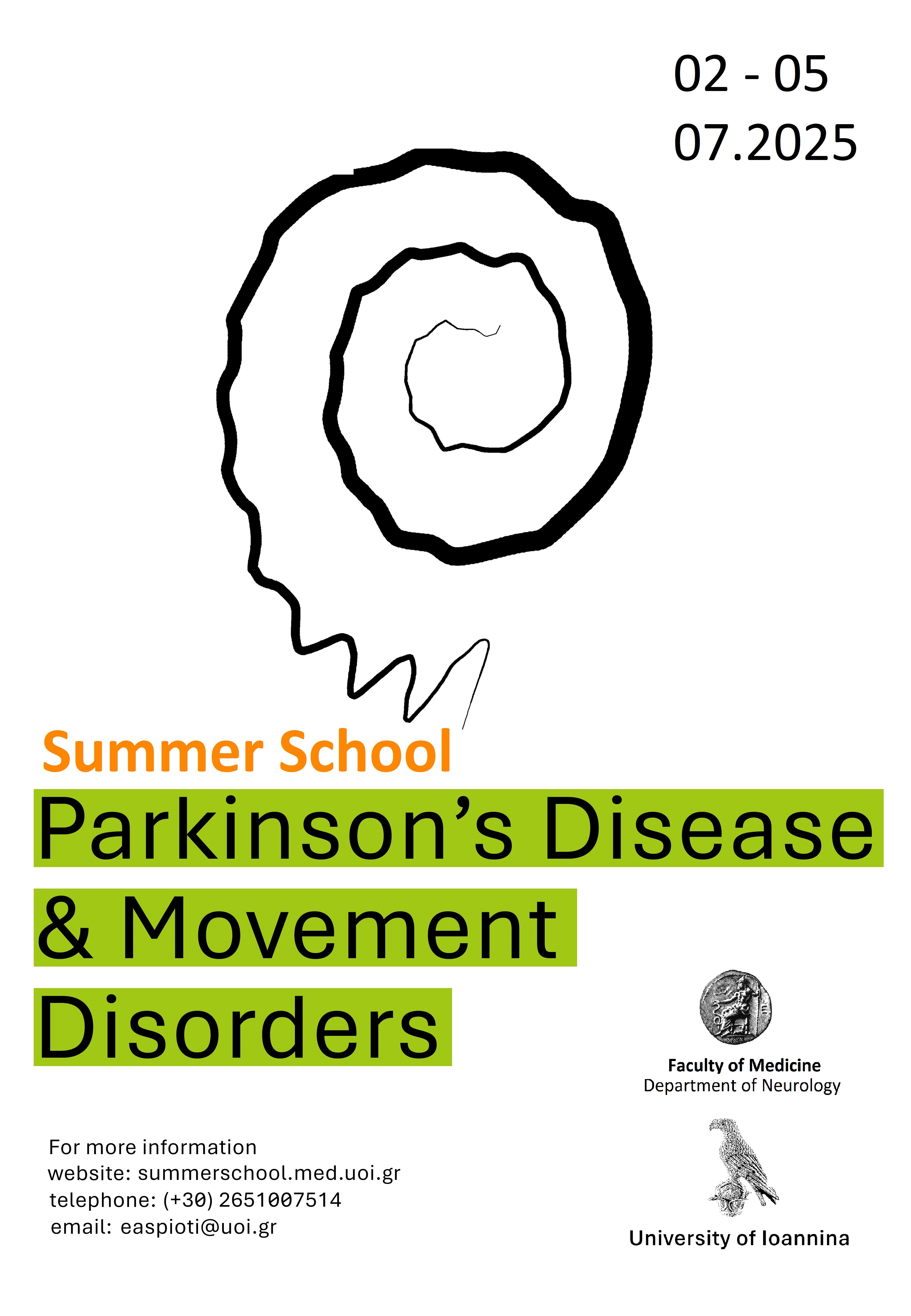 Parkinson’s Disease and Movement Disorders summer course - Summer ...