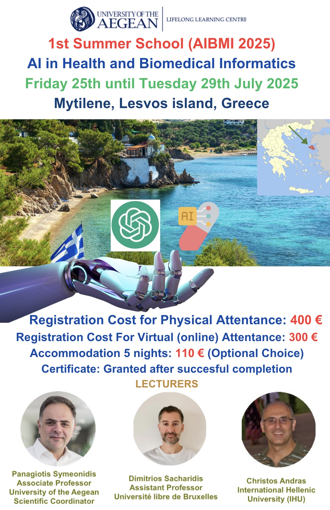 1st Summer School ΑΙ in Health and Biomedical Informatics (AIBMI2025 ...